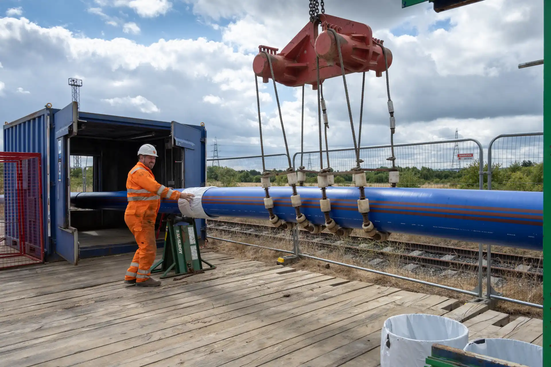 Renewal of the water pipe under the River Dee estuary – egeplast